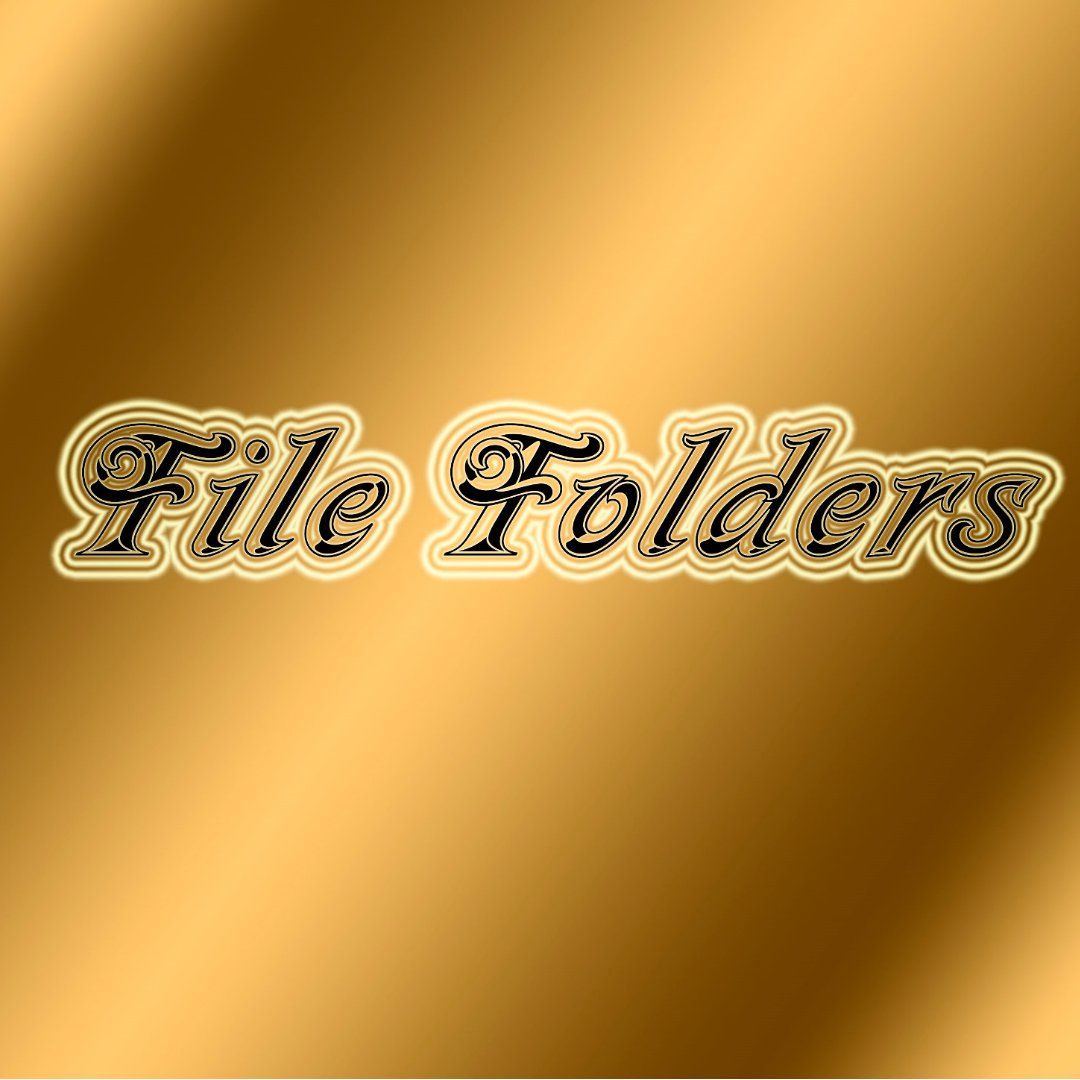 Elegant Glossy File Folder | Zazzle