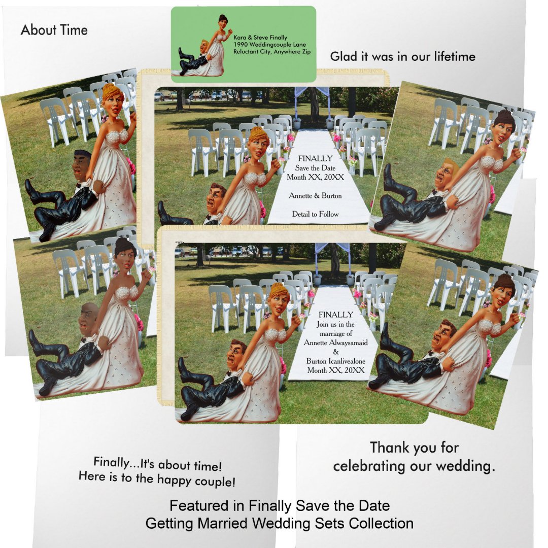 Finally Wedding Couple Funny Interracial Couple Label | Zazzle
