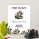 First Rodeo Western 1st Birthday Thank You Card | Zazzle