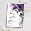 Modern Elegant Watercolor Floral Spring Wedding Invitation | Zazzle
