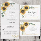 Sunflower Floral Eucalyptus Cards and Gifts Sign | Zazzle