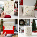 Friendship Bracelet Merry And Bright Christmas Classic Round Sticker ...