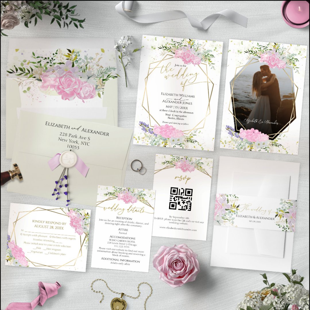 Wedding Aisle Entrance Floor Decals | Calligraphy | Zazzle