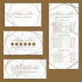 Gold Geometric White Marble Business Door Sign | Zazzle