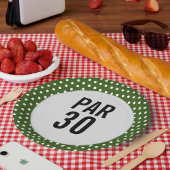 Number 30 par golf course for 30th birthday golfer golf balls | Zazzle