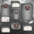 Gothic Dark Skeletons & Rose Heart QR Code All In One Invitation | Zazzle