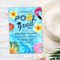 Pool Grad Party Senior High School Graduation Invitation | Zazzle