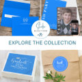 Graduation Multi Photo Blue Class Of 2023 QR Code Invitation | Zazzle