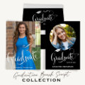 Graduation QR Code Party Invitation Script Insert | Zazzle