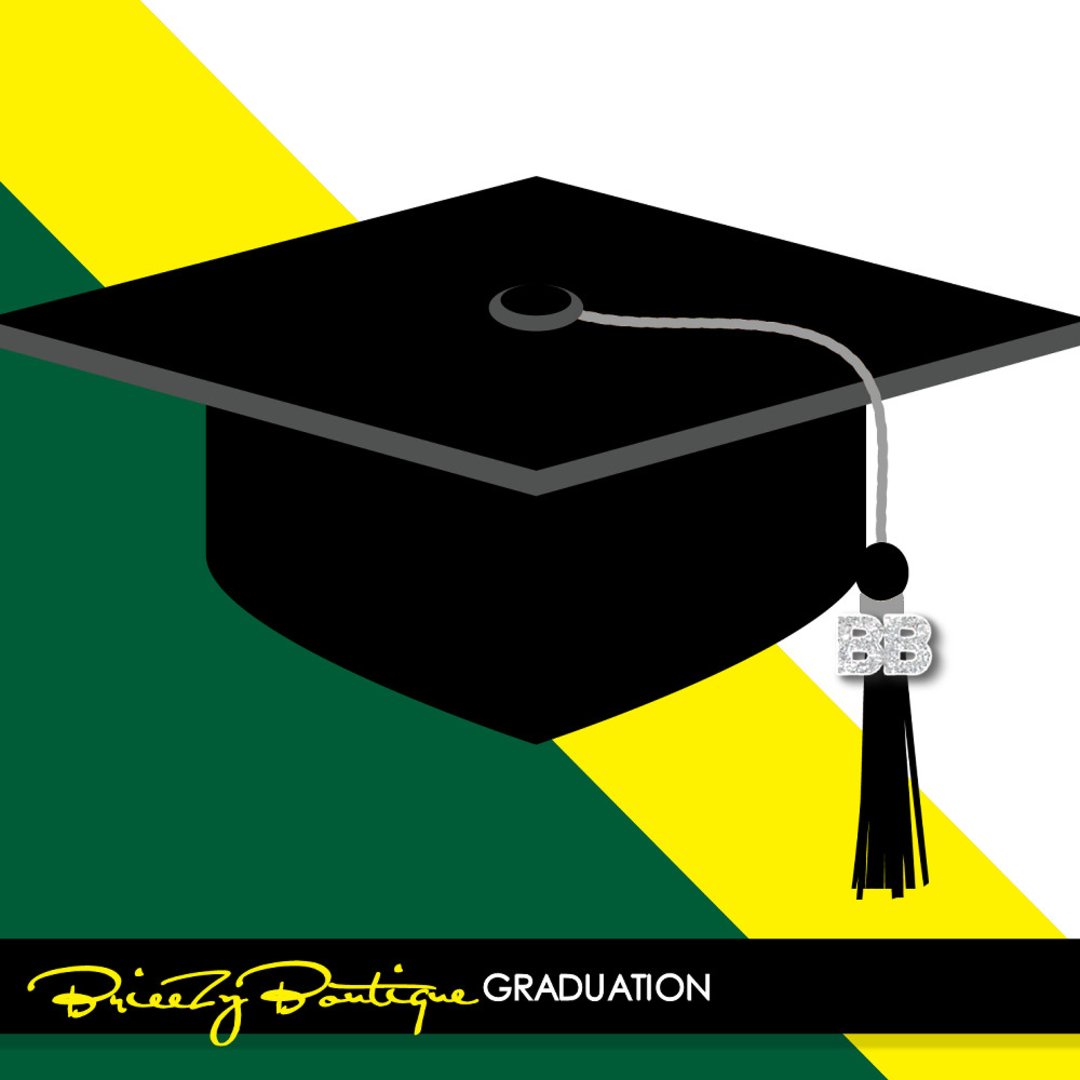 Green and Yellow 9 Photo Graduation Announcement | Zazzle