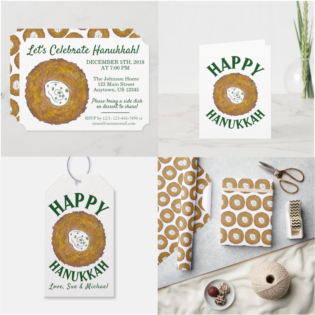 Latke Potato Pancakes Jewish Cuisine Foodie Leggings | Zazzle