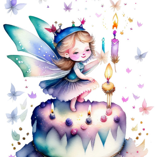 Happy Birthday Fairy 01 Hershey's Miniatures | Zazzle