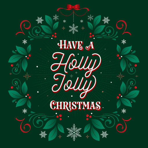 Have a Holly Jolly Christmas Poster 24x24 | Zazzle