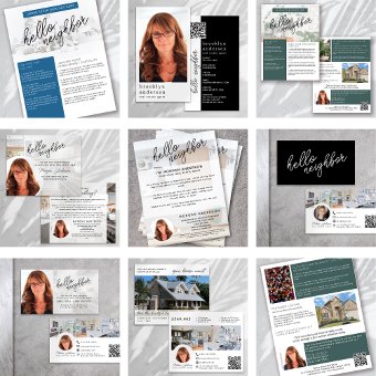 Hello Neighbor Real Estate Marketing Introduction Flyer | Zazzle