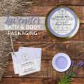 Lavender Artisan Soap Band Wrap Packaging | Zazzle