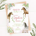 Horse Birthday invitation, Cowgirl invite | Zazzle