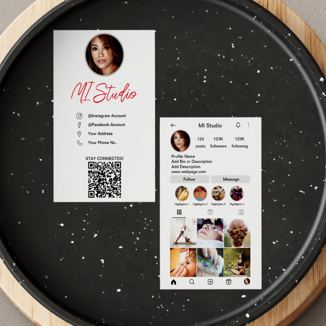 Instagram Business Cards, Influencer, Esthetician Planner | Zazzle