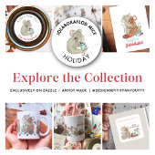 Homemade Holiday Hot Cocoa Jar Label | Zazzle