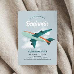 Boys Cute Blue Airplane Kids Travel Luggage Tag | Zazzle