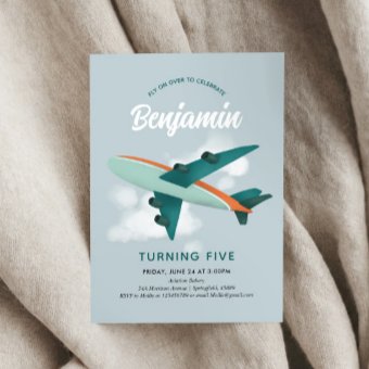 Boys Cute Blue Airplane Kids Travel Luggage Tag | Zazzle