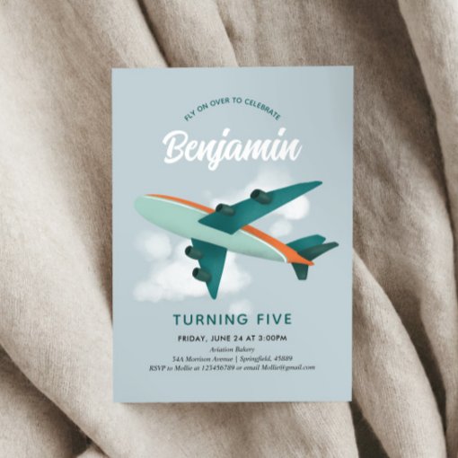 Boys Cute Blue Airplane Kids Travel Luggage Tag | Zazzle