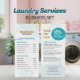 Laundry Services Laundromat Order Invoice Form Notepad | Zazzle