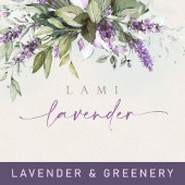 Lavender Greenery Script All in One Wedding Invite | Zazzle