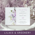 Lilac Wedding Invitation | Zazzle