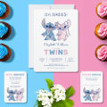 Disney's Stitch | Twins l Baby Shower Thank You | Zazzle