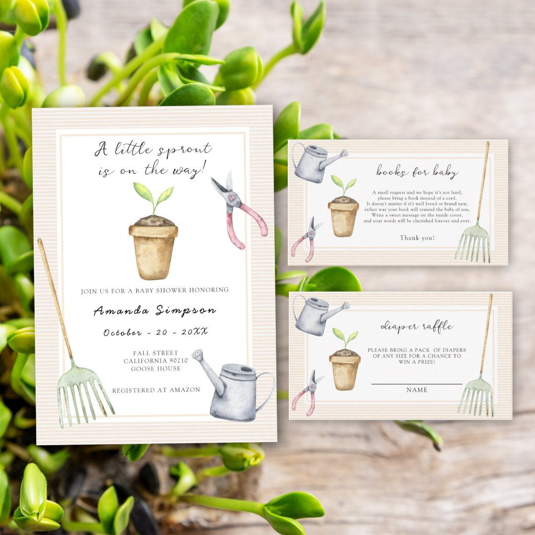 Little sprout baby shower - emoji pictionary game | Zazzle
