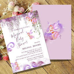 Magical Fairy Baby Shower Diaper Raffle Cards | Zazzle