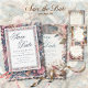 Maximalist Save The Date Vintage Floral Scrapbook Invitation | Zazzle