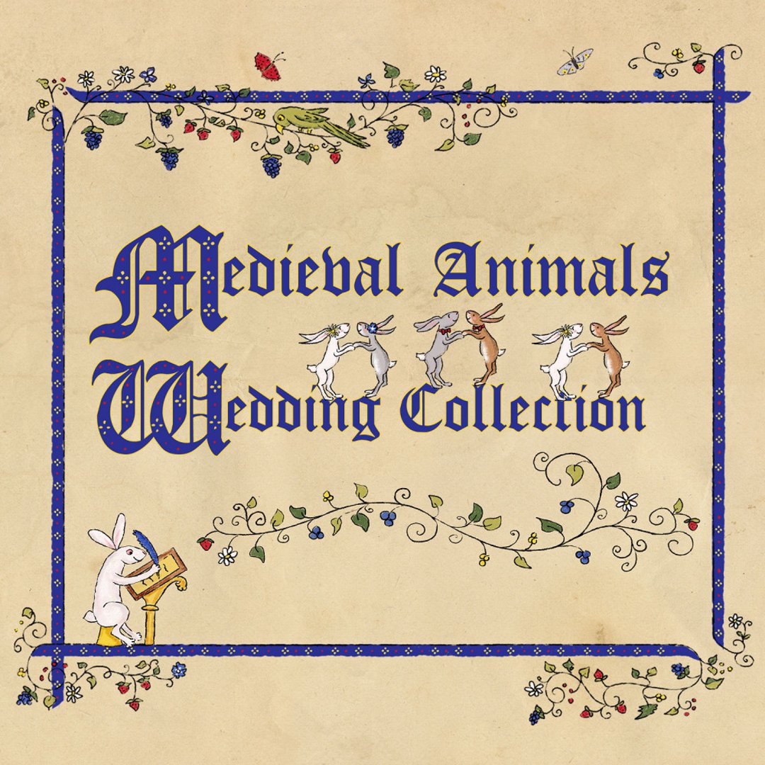 Medieval animals wedding seating chart | Zazzle