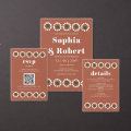 Mexican Fiesta Boho Barro Wedding Invitation | Zazzle