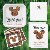 Mickey Mouse | Wild One 1st Birthday Invitation | Zazzle