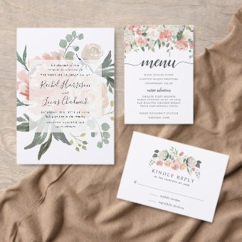 Midsummer Floral Graduation Party Invitation | Zazzle