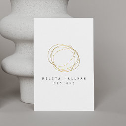 Gold Designer Scribble Gift Certificate | Zazzle