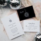 Elegant Disco Ball | Wedding Save the Date Vellum Invitations | Zazzle