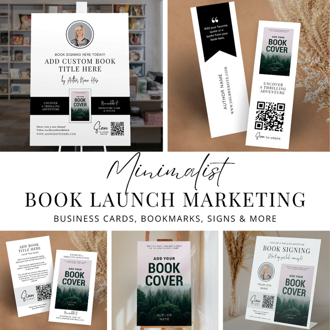 Book Launch Marketing Book Cover Author Photo Retractable Banner | Zazzle