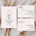 Modern Classic Wedding guest address labels | Zazzle