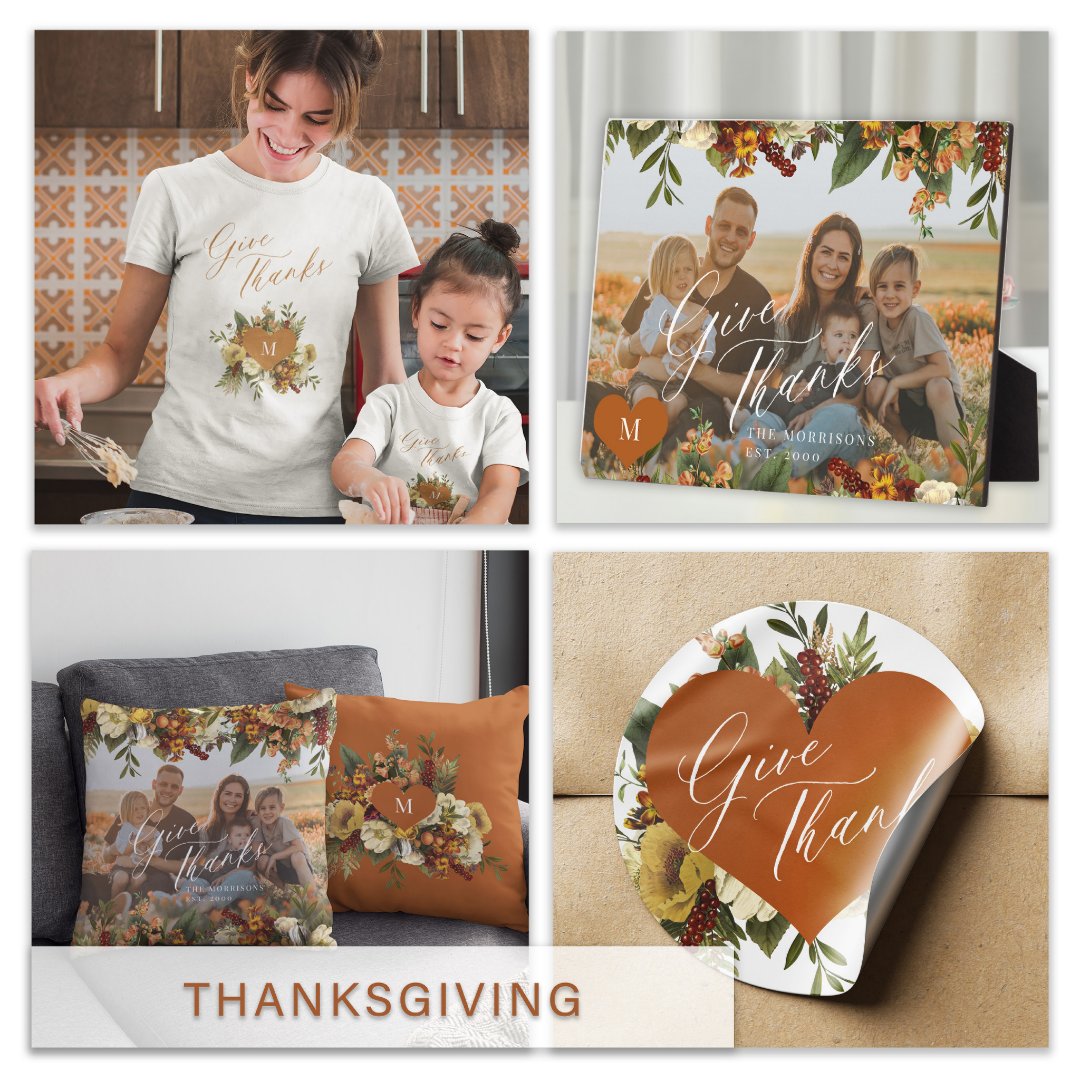 Give thanks watercolor Thanksgiving dinner Invitation | Zazzle