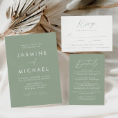 Modern Script Sage Green Wedding Welcome Acrylic Sign | Zazzle