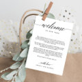EDITABLE COLOR Welcome Sign Modern Script | Zazzle