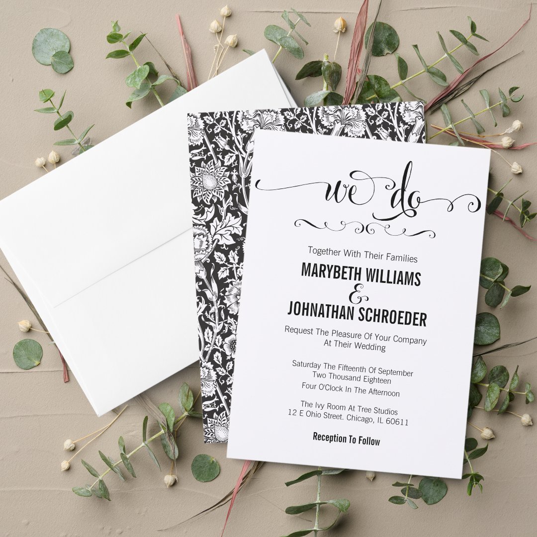Modern We Do Script Wedding Seating Chart Retractable Banner | Zazzle