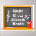 Music in our Schools Month Poster | Zazzle