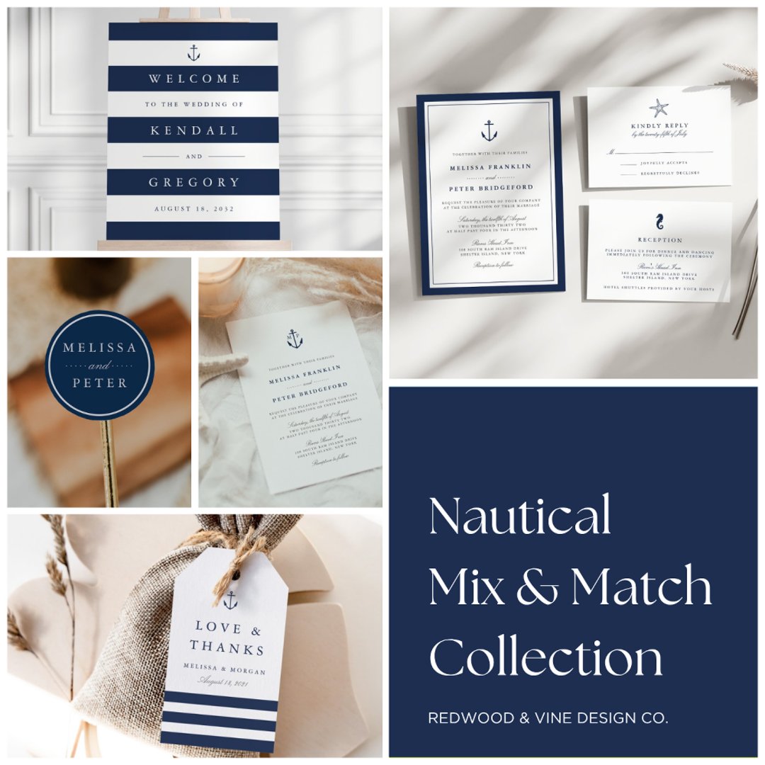 Nautical Anchor Wedding Seating Chart | Zazzle