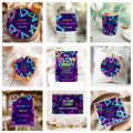 Glow Neon Lights Thank You Birthday Party Favor Tags | Zazzle