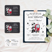 Nightmare Before Christmas Baby Shower Welcome Poster | Zazzle