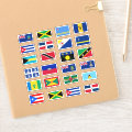 Collection of Caribbean flags Sticker | Zazzle