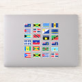 Collection of Caribbean flags Sticker | Zazzle